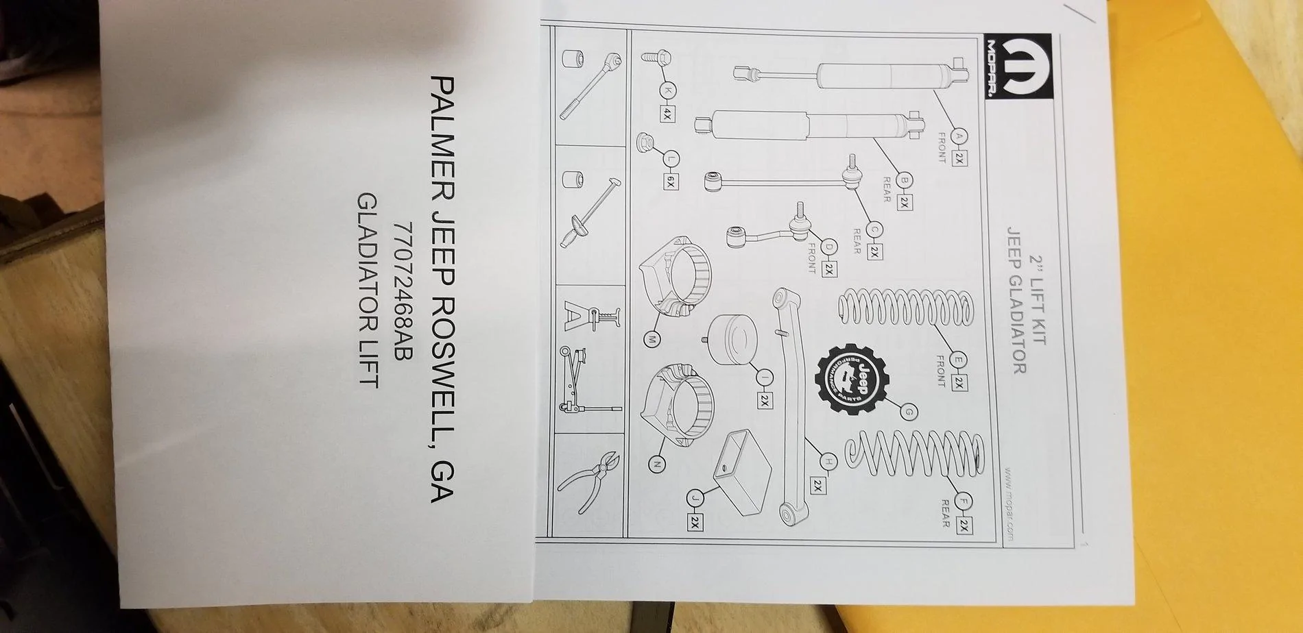 Gladiator Mopar 2" Lift Kit Now Available | Jeep Gladiator (JT) News ...