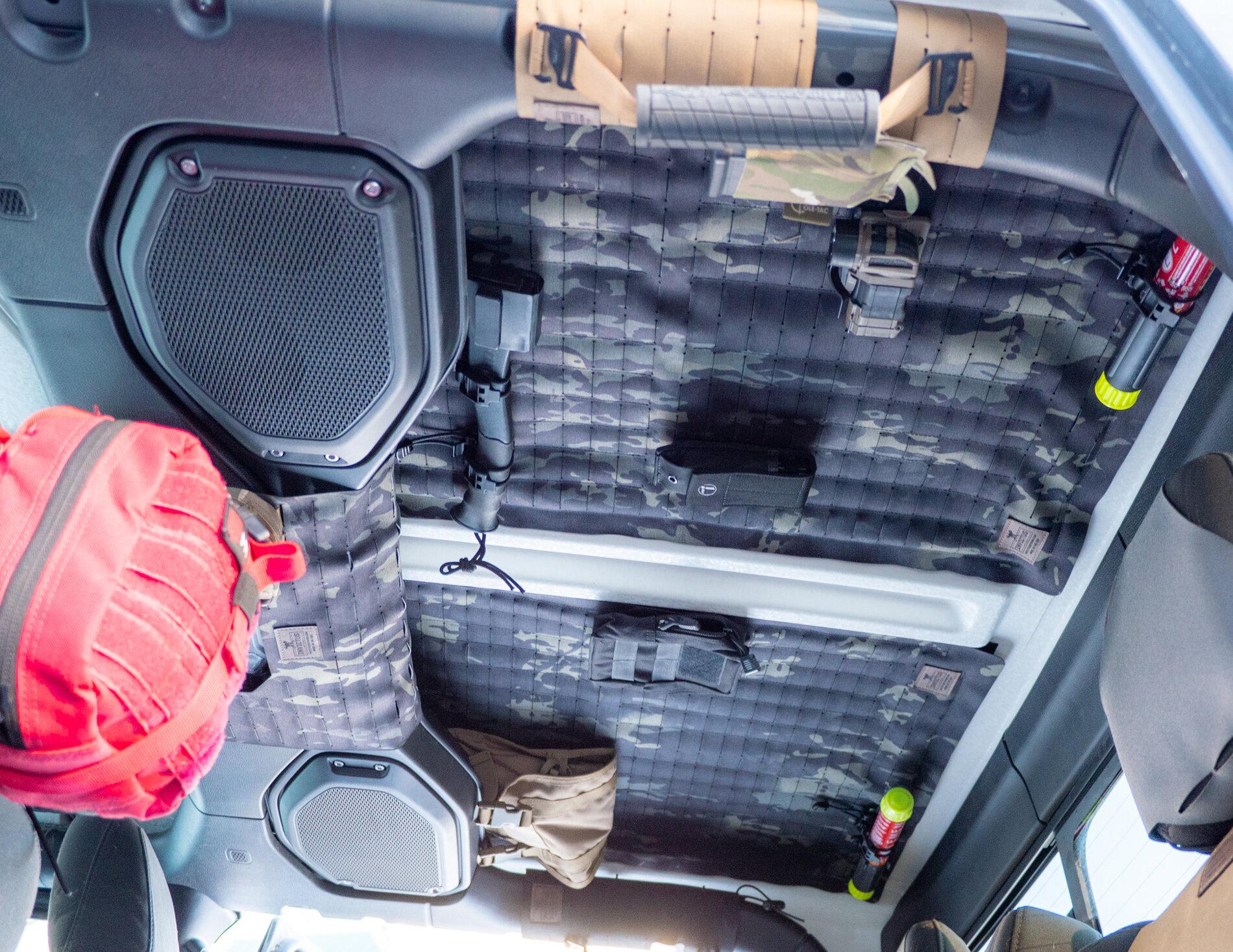 Rear MOLLE Insulated Headliners by Invictus Off Road | Jeep Gladiator ...