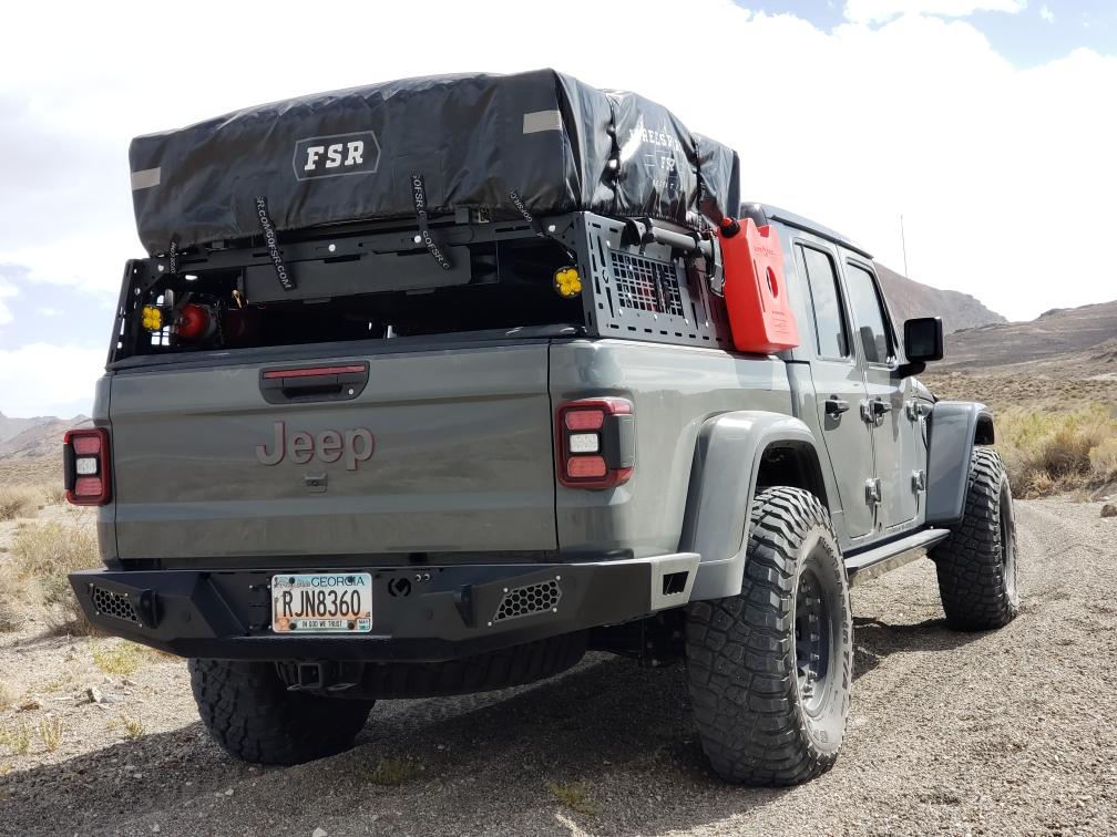 CavFab JT Gladiator Crawler Series Rear Bumper | Jeep Gladiator (JT ...