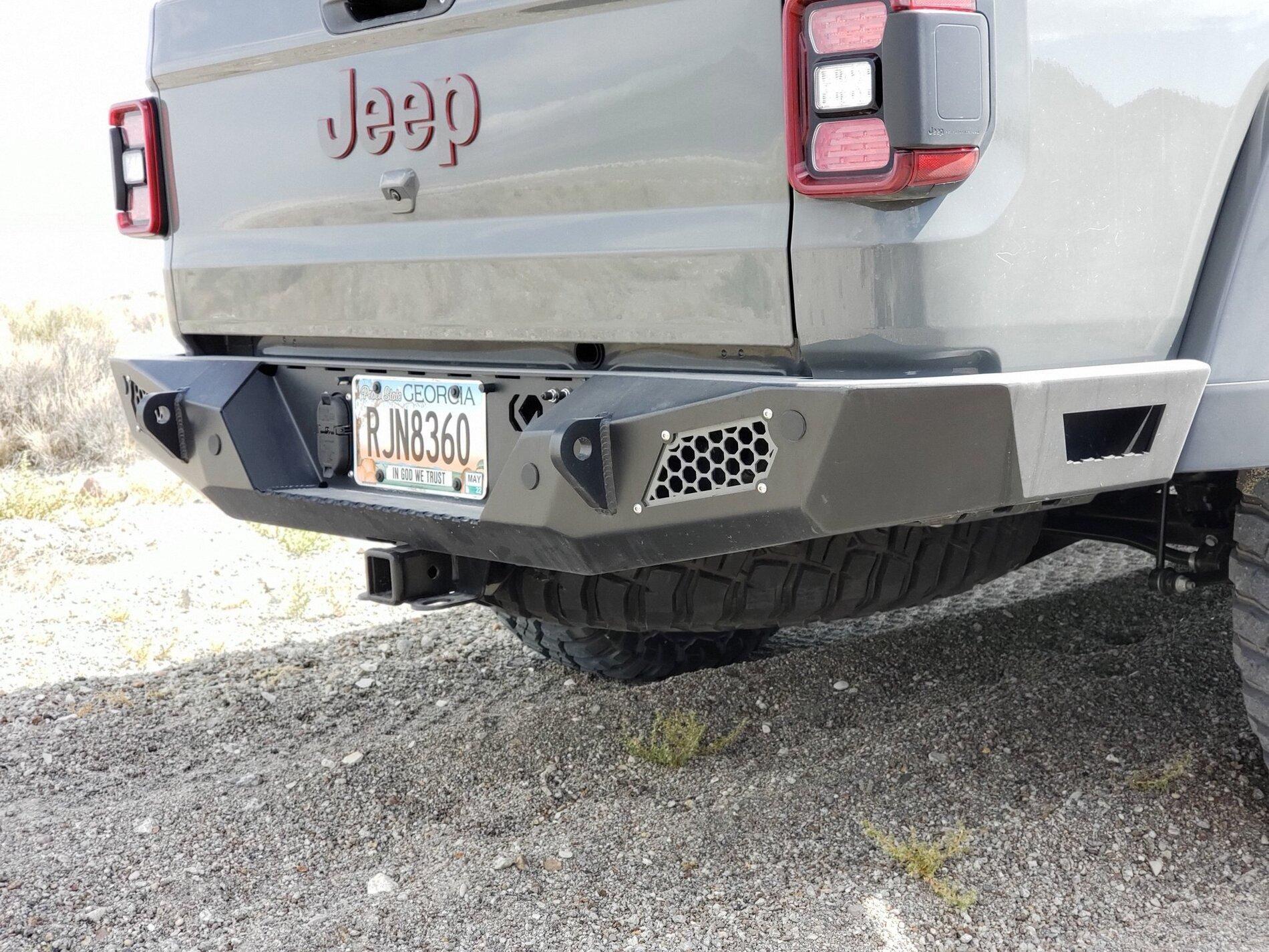 CavFab JT Gladiator Crawler Series Rear Bumper | Jeep Gladiator (JT ...