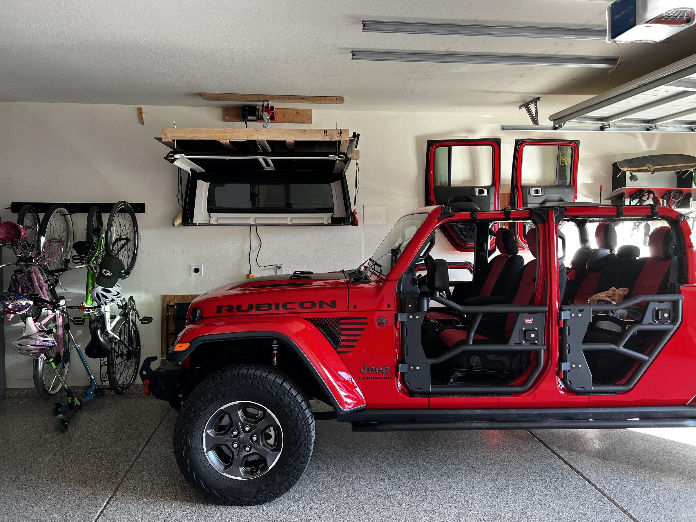 Garage Hoist for Rack and RTT | Jeep Gladiator (JT) News, Forum ...