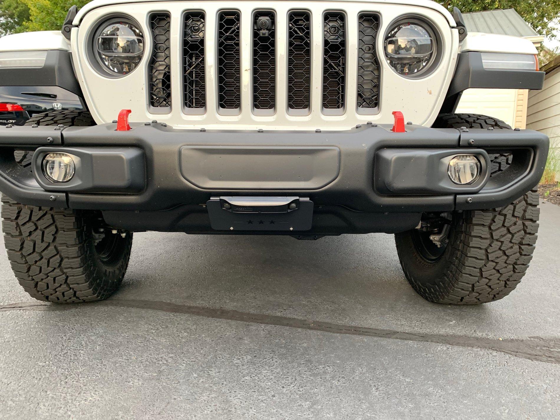 Front License Plate Brackets | Jeep Gladiator (JT) News, Forum ...