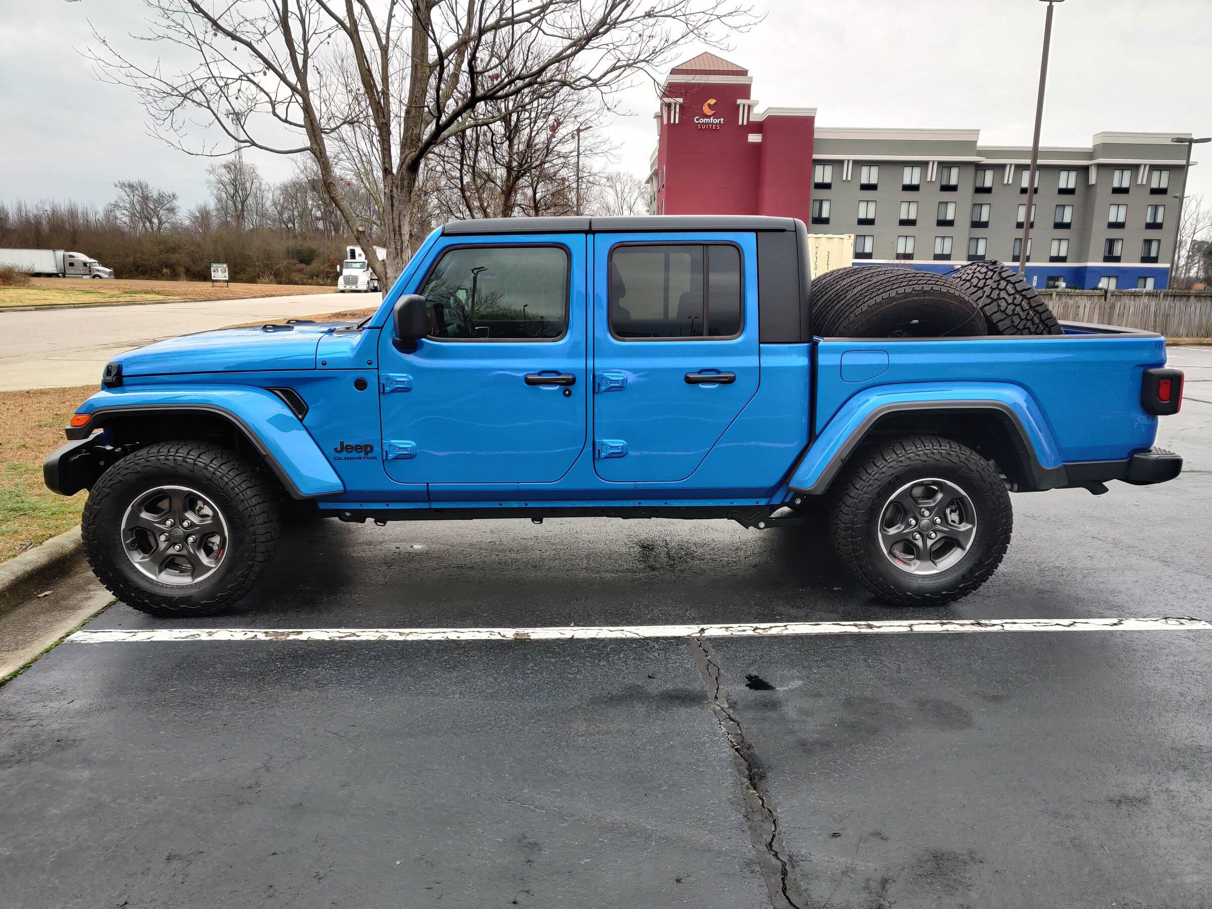 Go from 245/75 r17 to higher on Sport S Max Tow? | Jeep Gladiator (JT ...