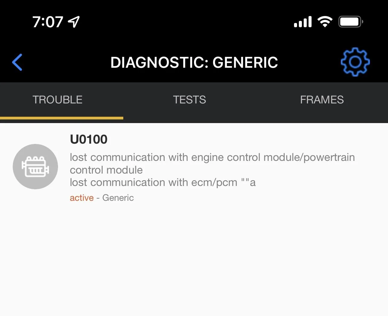 U0100 Code Lost Communication w/Control Module | Jeep Gladiator (JT ...