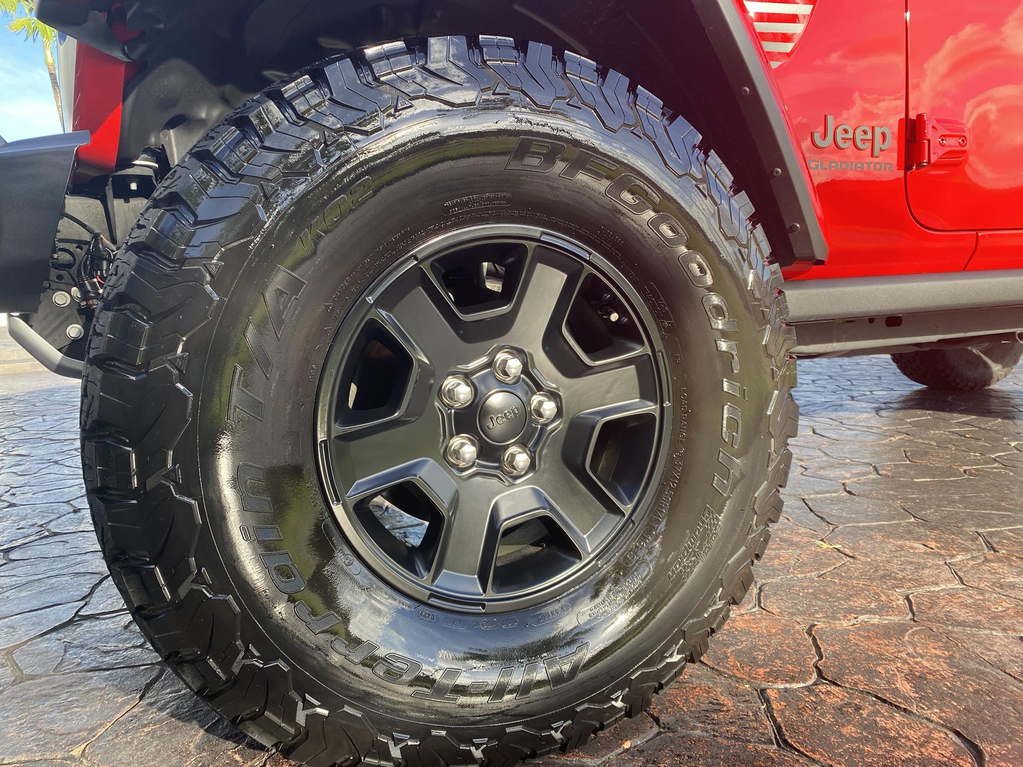 Florida - Stock Mojave Wheels with 37x12.50r17 BFgoodrich KO2’s | Jeep ...