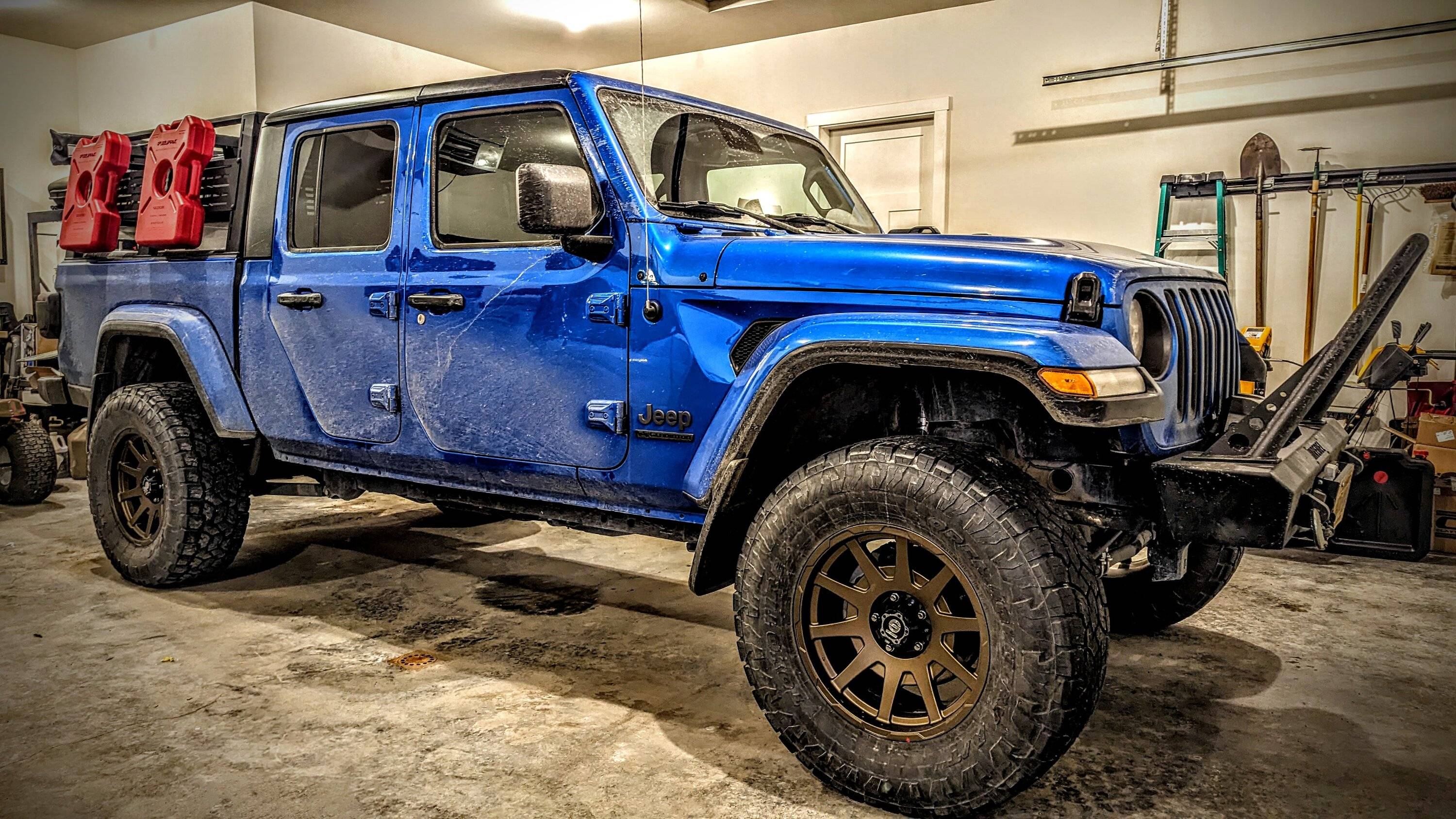 Alaska Daily Drivers: Hydro Blue 80A and Bright White JTR | Jeep ...