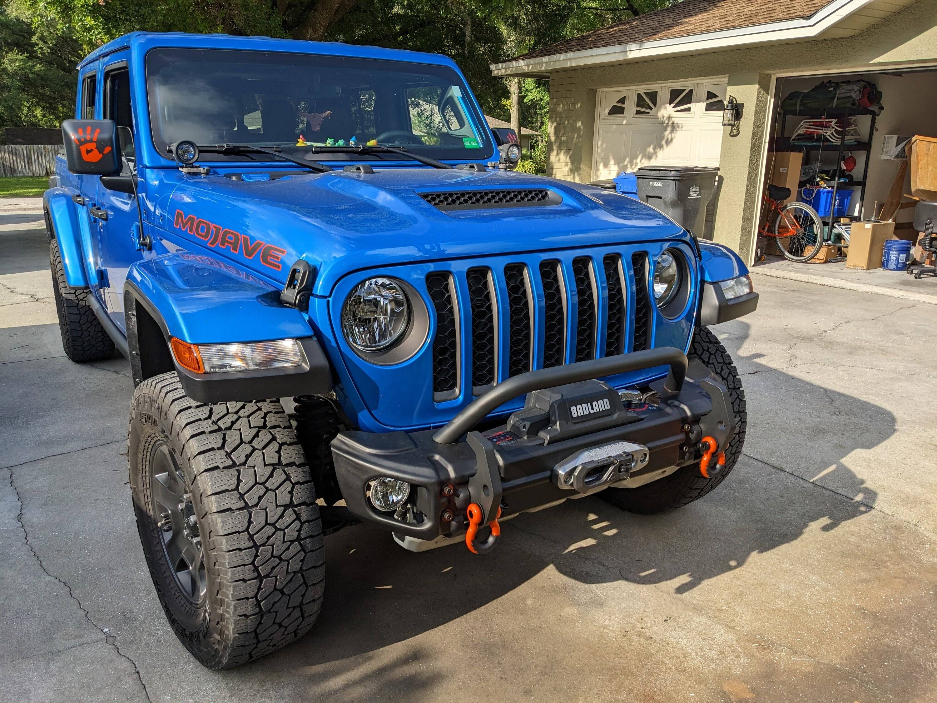 Installed New Harbor Freight Badland Bumper Winch | Jeep Gladiator (JT ...