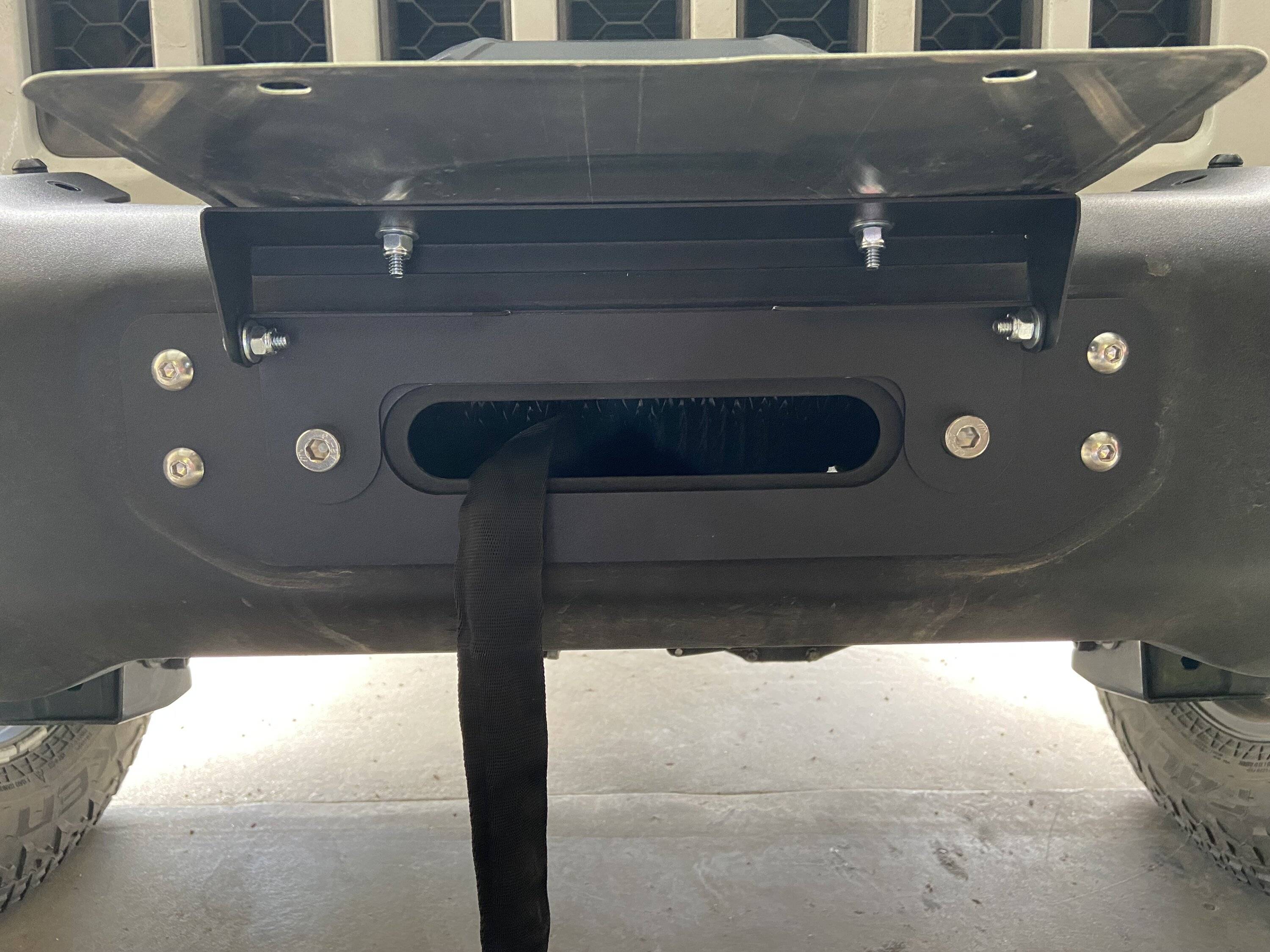 Front license plate state and winch bumper | Page 3 | Jeep Gladiator ...