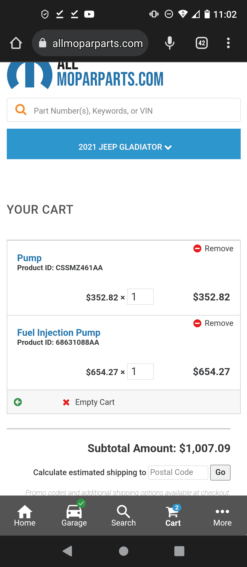 Recall: 3.0L EcoDiesel engine high pressure fuel pump (HPFP) failure ...