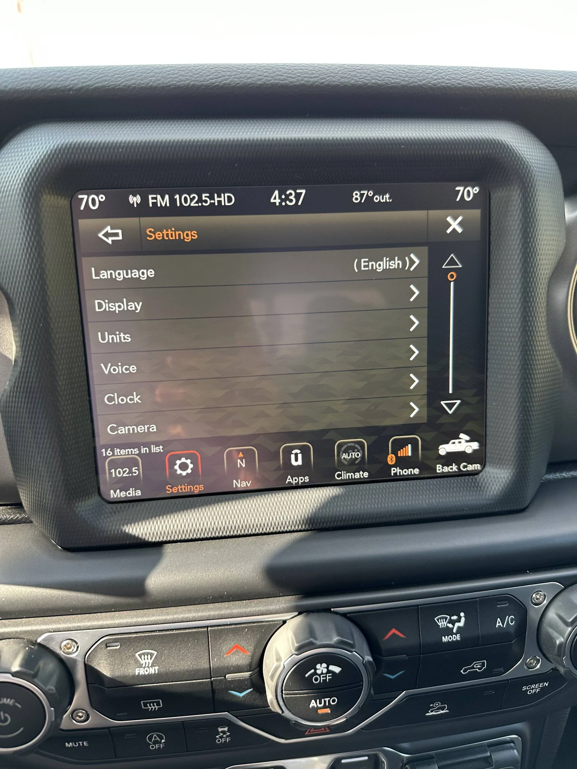 Tennessee - For sale- 8.4 uconnect Model # 68472596AM | Jeep Gladiator ...