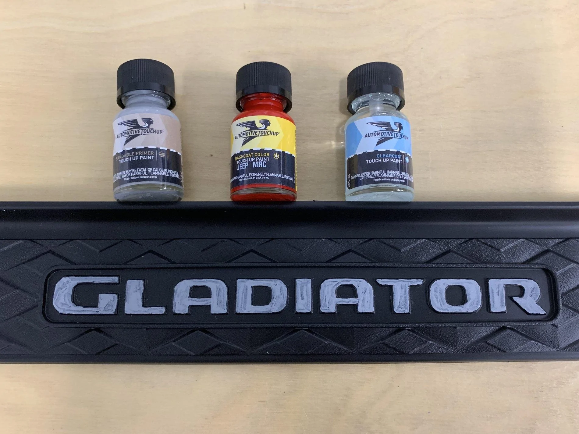 Painted Gladiator Letters on Door Sills | Jeep Gladiator (JT) News ...