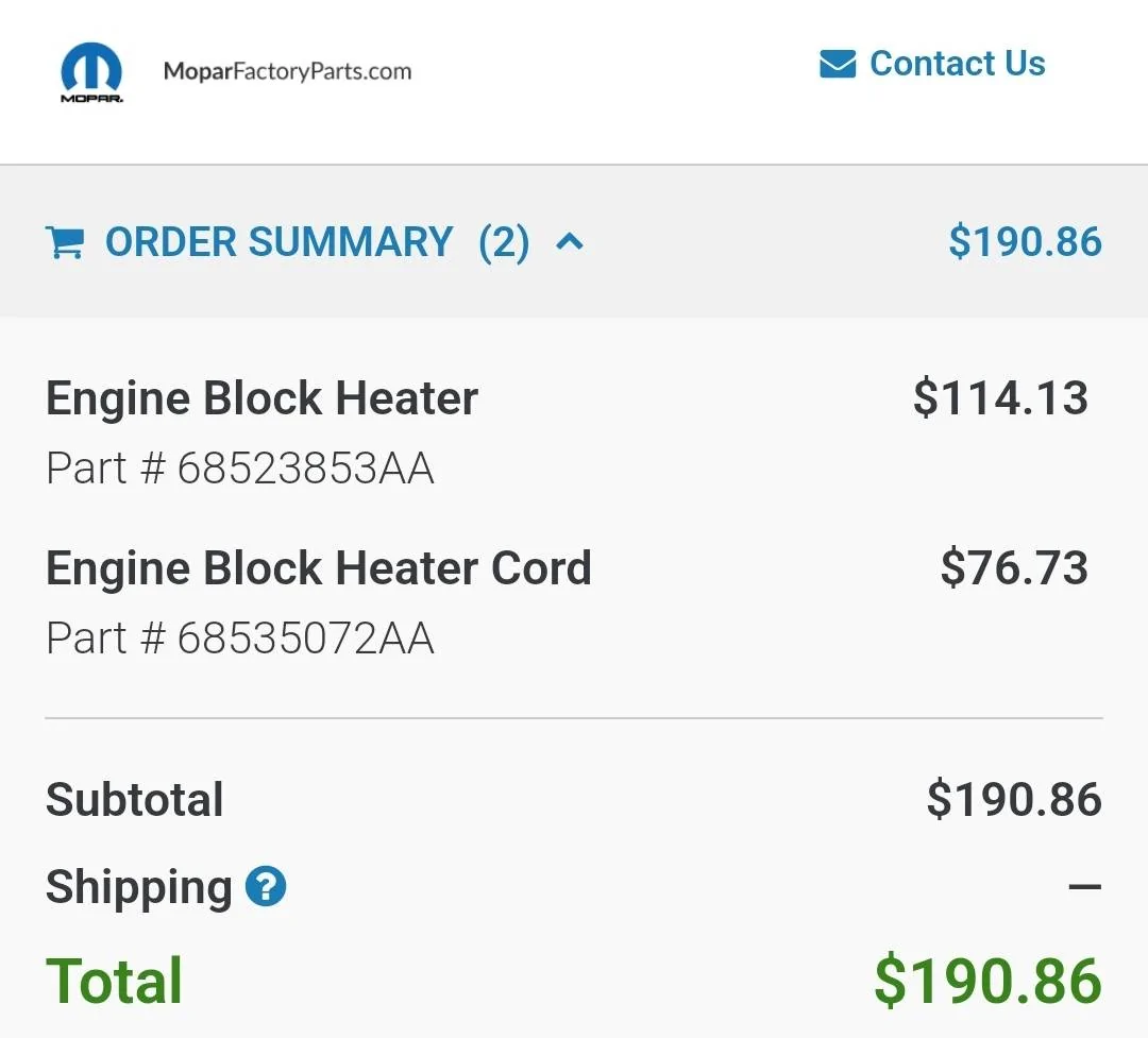 Engine Block Heater | Jeep Gladiator (JT) News, Forum, Community ...