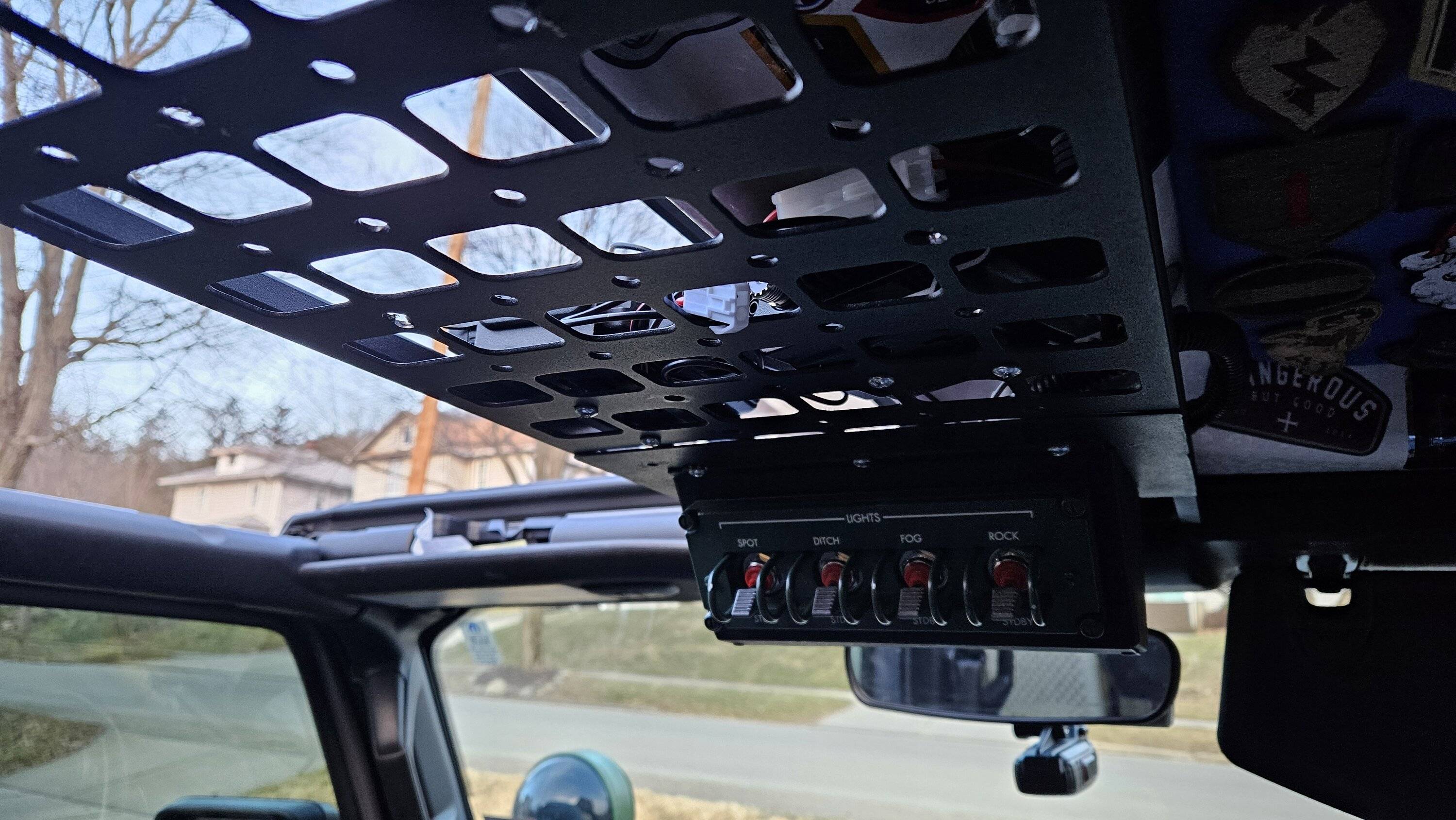 Molle overhead switch panel and radio mounts | Jeep Gladiator (JT) News ...