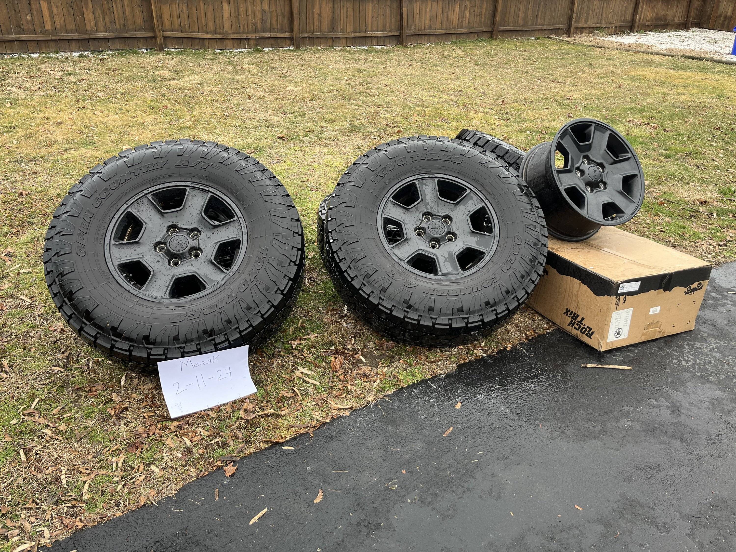 New Jersey - Mojave 35s + extra set of rims $1200 | Jeep Gladiator (JT ...