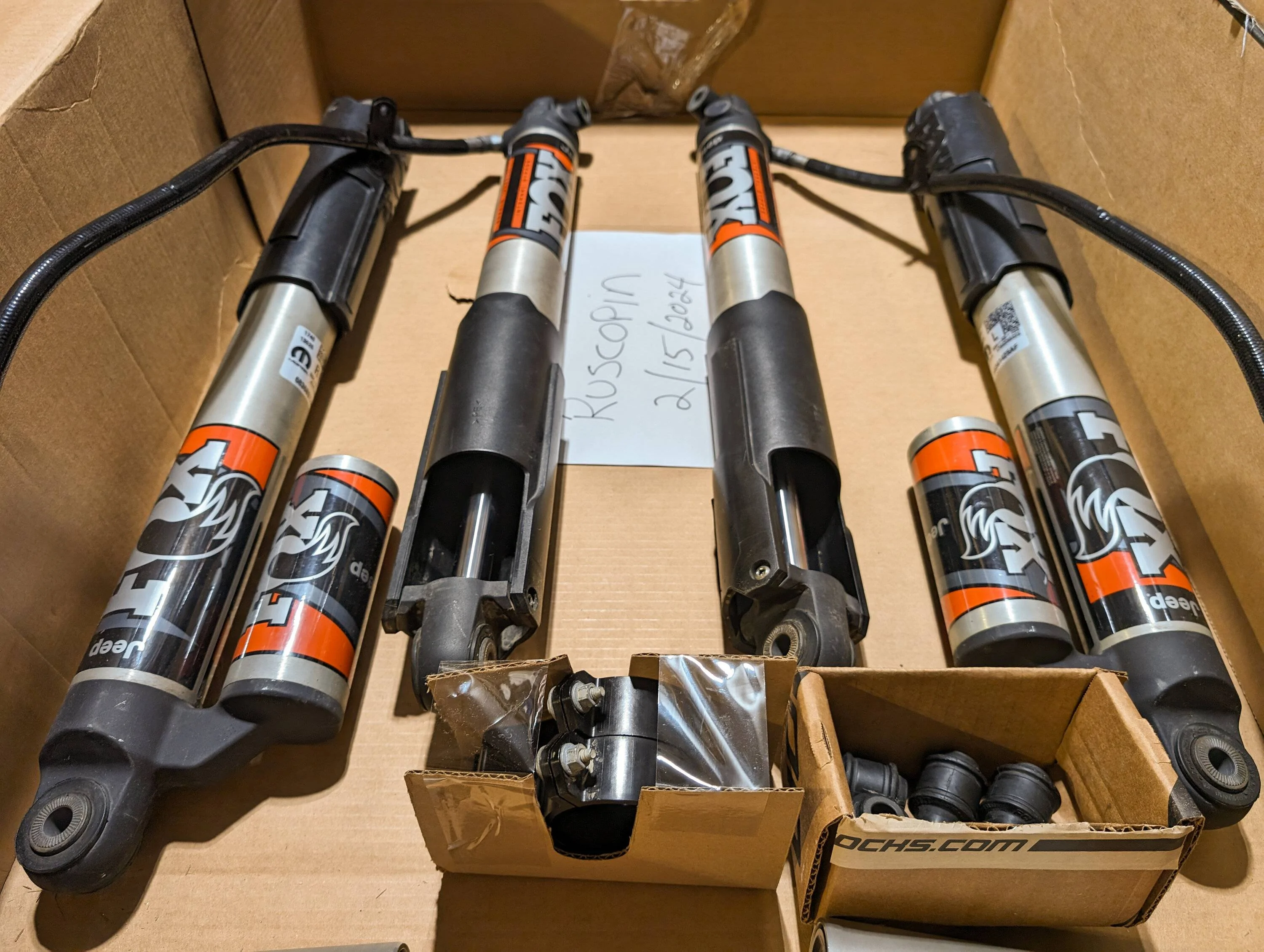 Pennsylvania - OE Mojave FOX 2.5-inch internal bypass shocks $800 ...