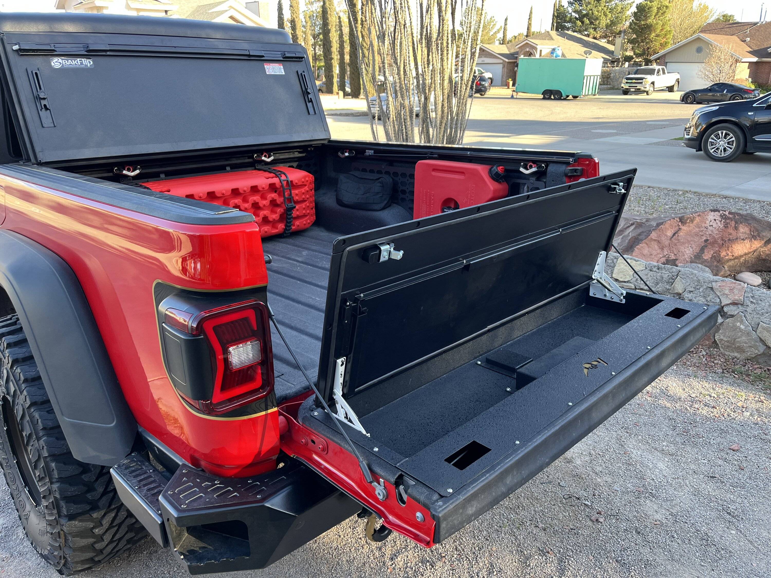 I cut a giant hole in my tailgate! Reaper Off-Road Tailgate Box install ...