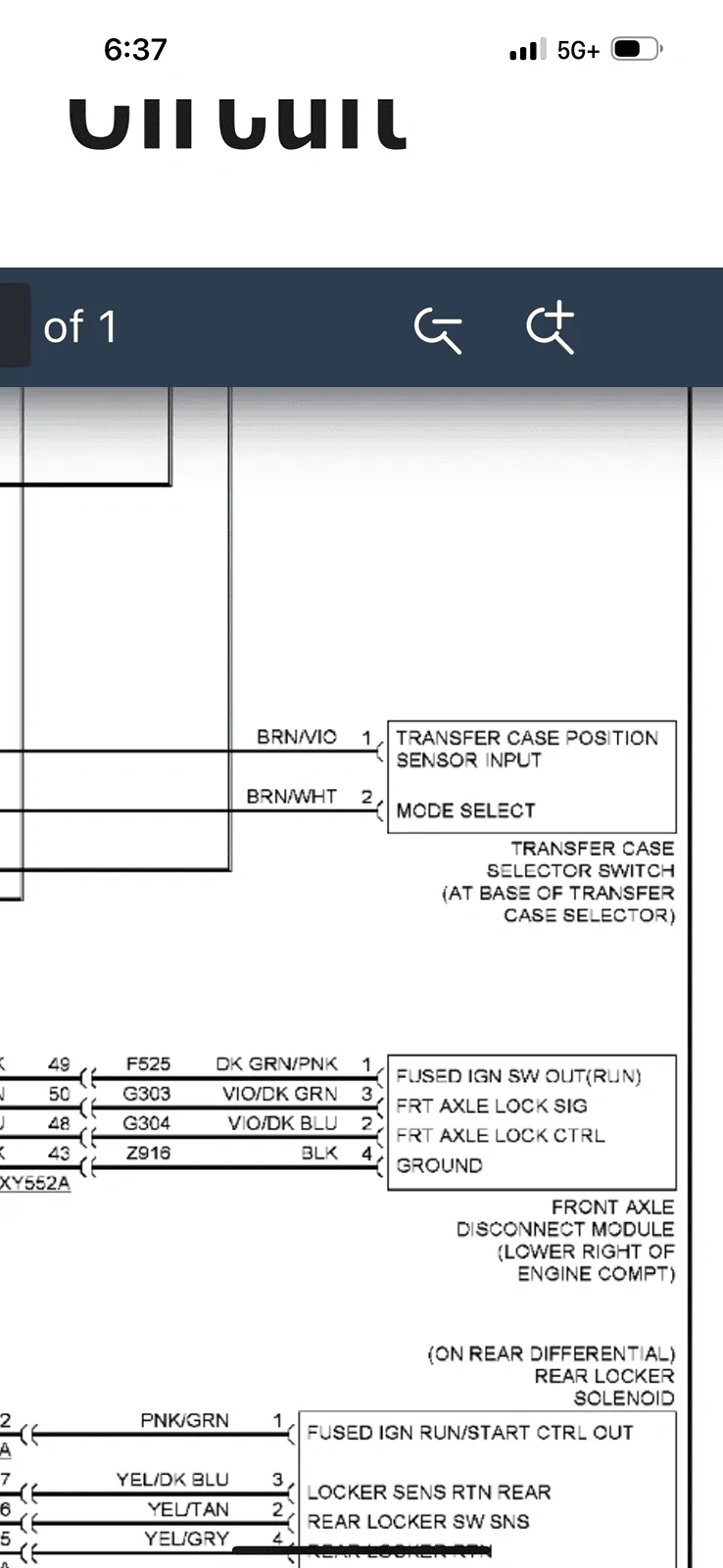 Wiring diagram's - FAD and 4x4 module | Jeep Gladiator (JT) News, Forum ...