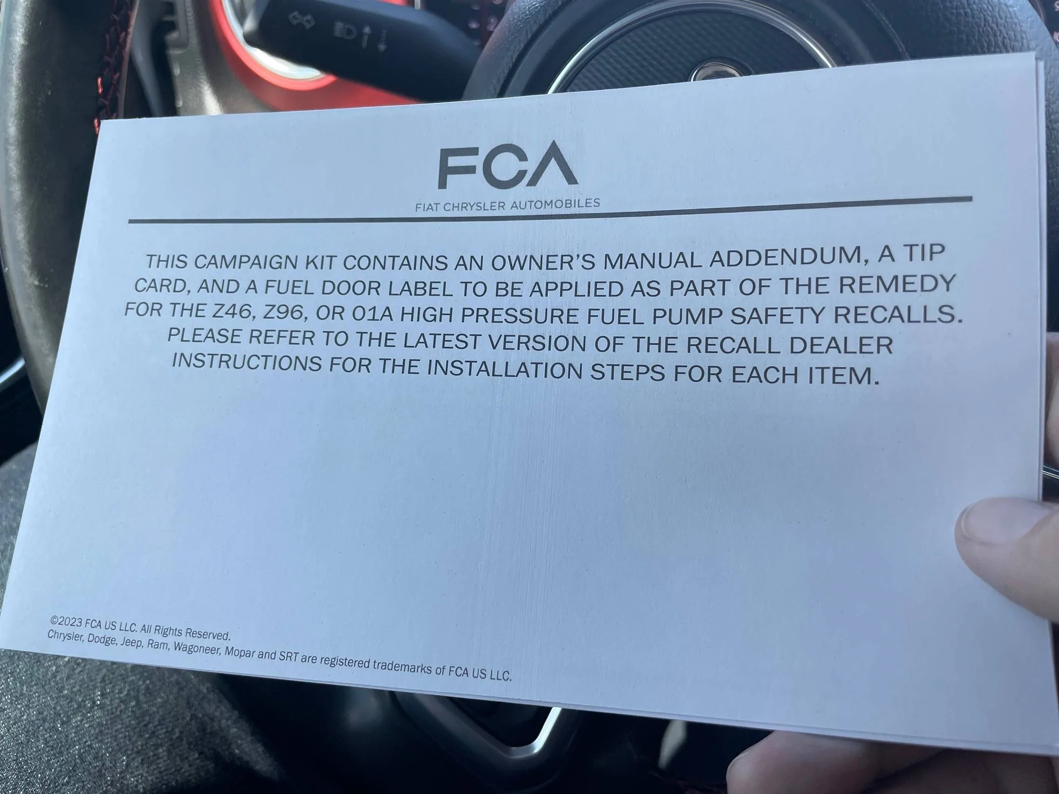 Ecodiesel Recall 01A HPFP Parts are Available | Page 17 | Jeep ...