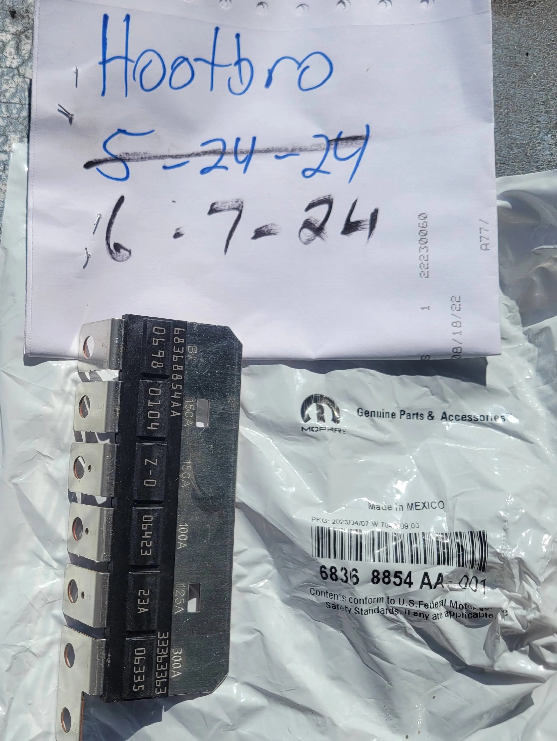 Delaware - New PDC Fuse Array P/N 68368854AA | Jeep Gladiator (JT) News ...