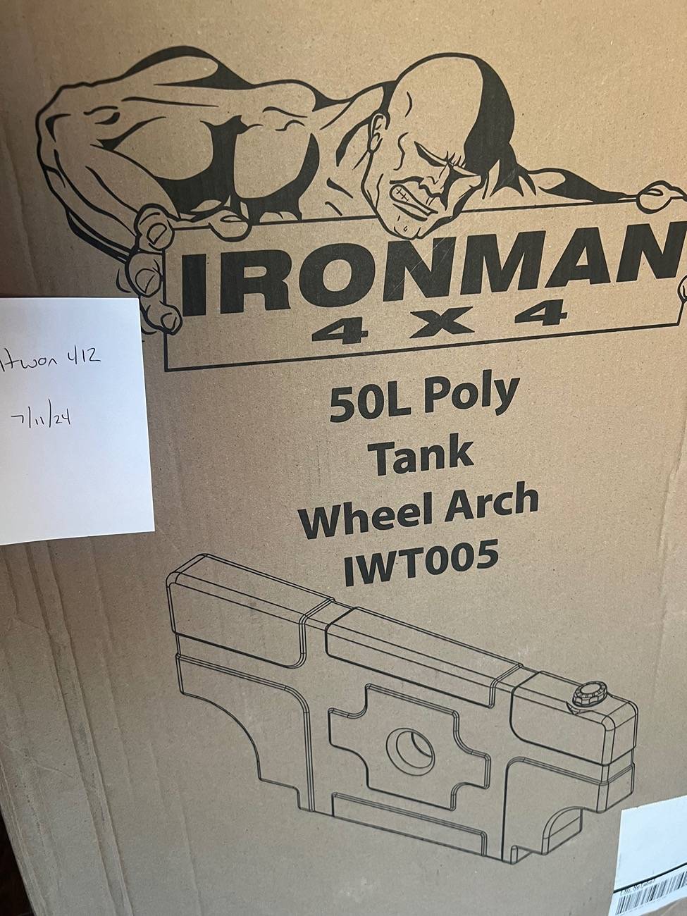California - Ironman 4x4 50l/13g water tank - BRAND NEW LOWERED PRICE ...