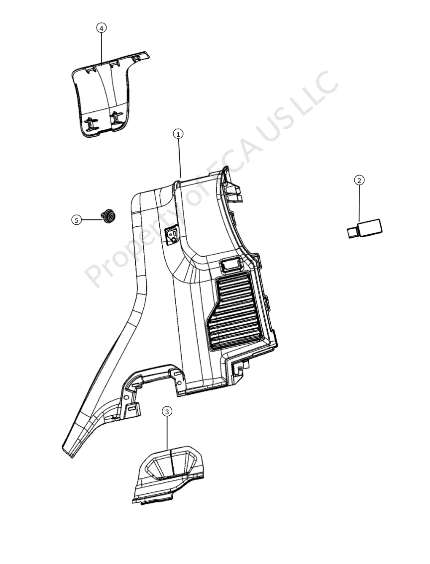 Rear Interior Quarter Panel Clip | Jeep Gladiator (JT) News, Forum ...