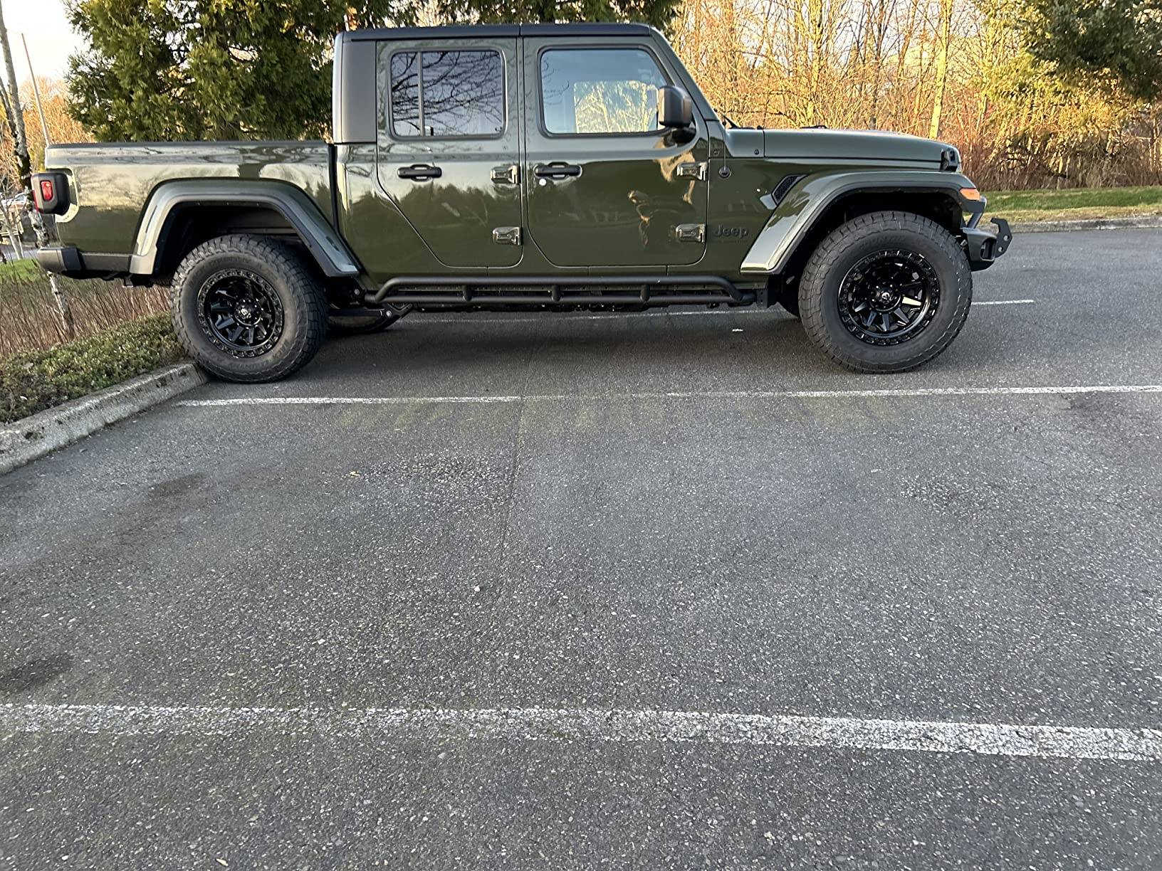 Tube Slider Rocker Guards for 2020-2024 JT Gladiator | Jeep Gladiator ...