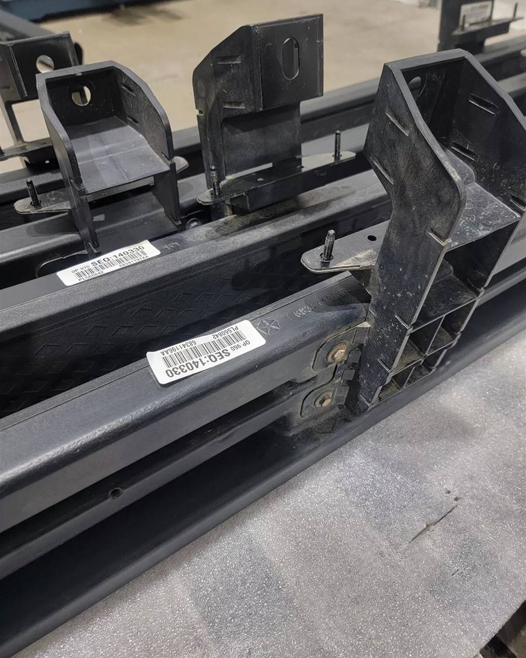 Bolt size Mopar OEM Side Steps Nerf Bars 68341196AA | Jeep Gladiator ...