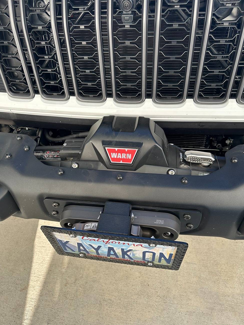 Warn 10/S, Bulldog Winch plate, OE Steel bumper fitment issues | Jeep ...