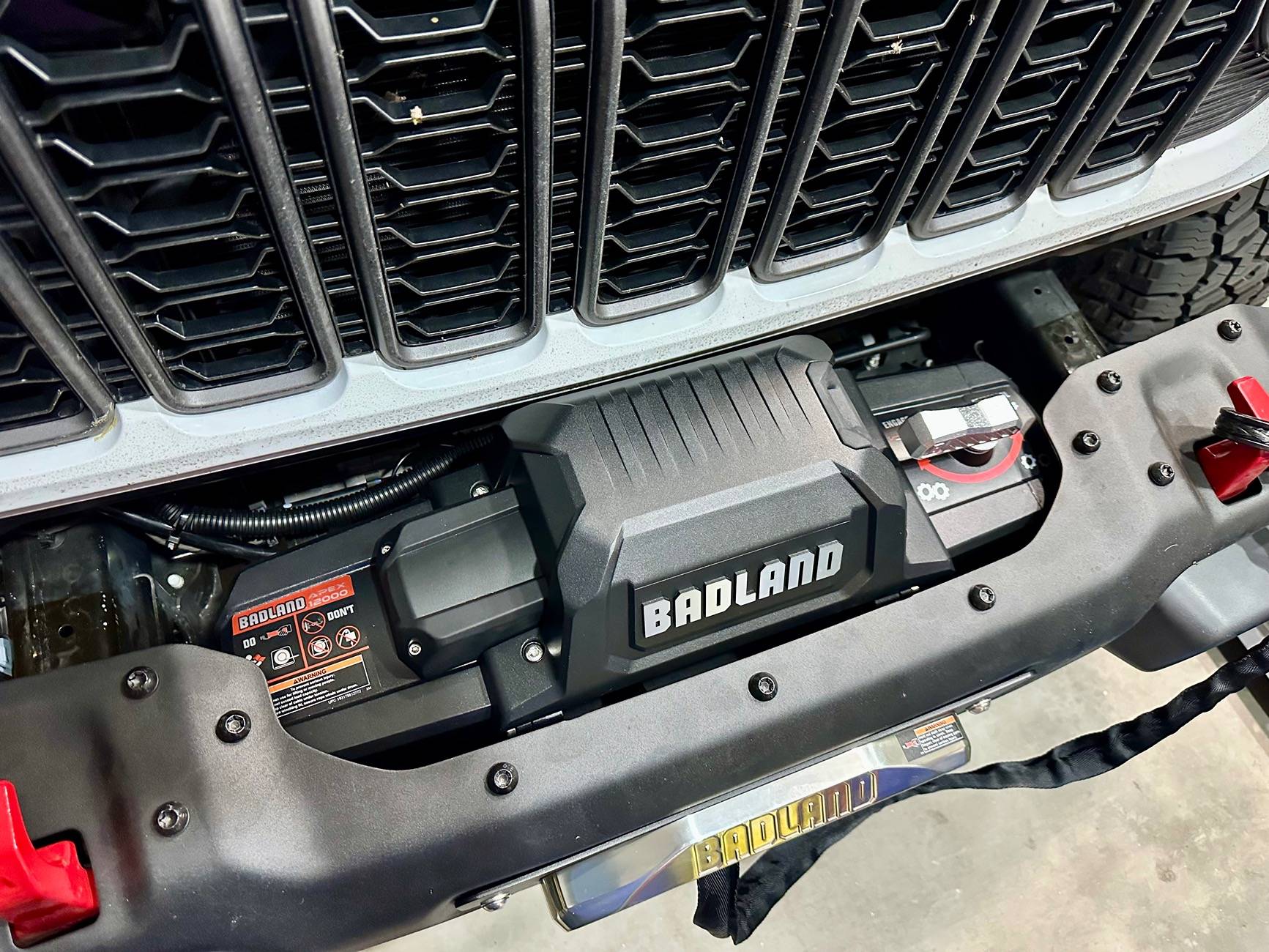 Winch plate recommendations for Badlands Apex 12,000 with stock 2024 ...