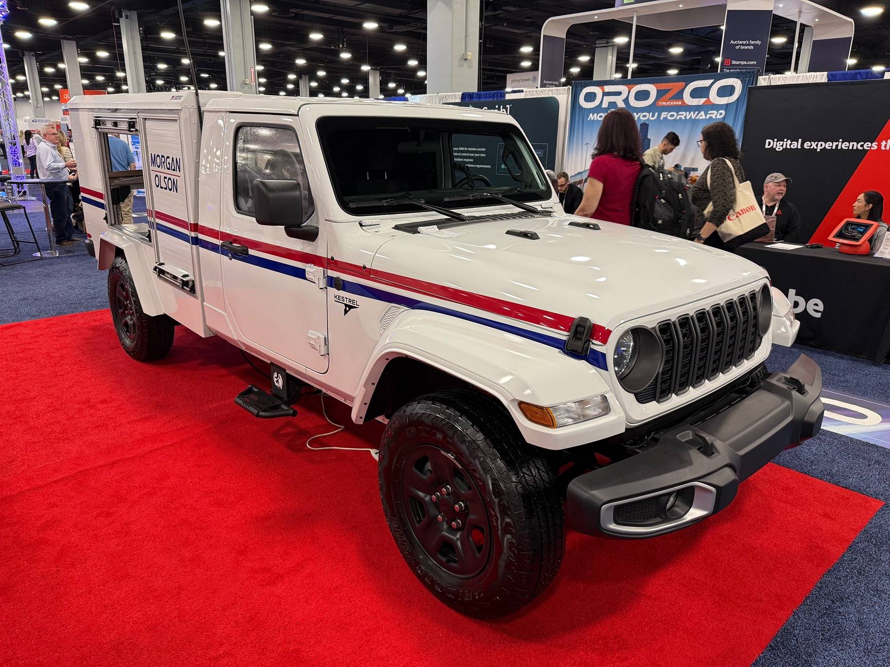 JT Mail Truck? National Postal Forum has a Kestrel Gladiator on Display | Jeep Gladiator (JT ...