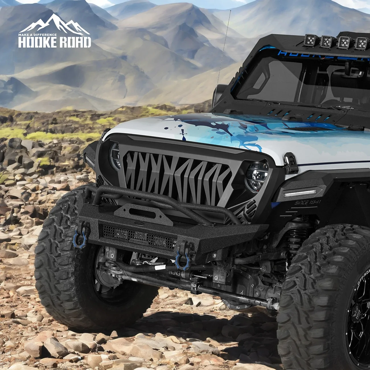 New Arrival! Stubby Bumper with Bull Bar & Winch Plate $299.99 | Jeep ...