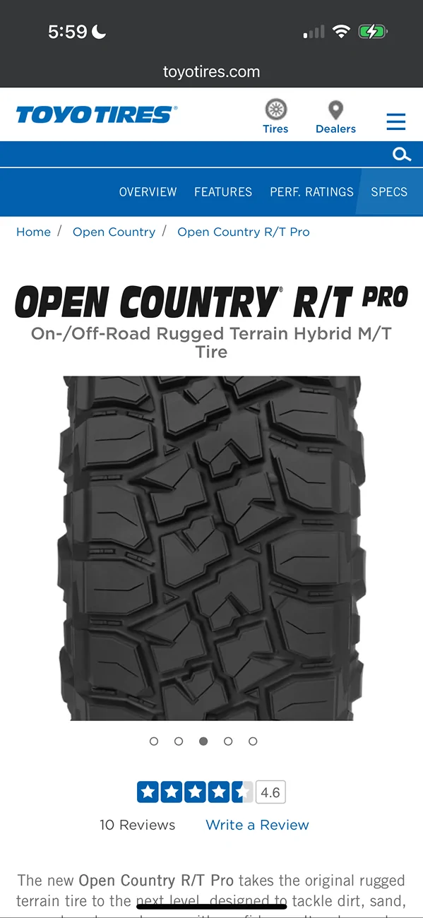 Toyo Open Country RT PRO? | Jeep Gladiator (JT) News, Forum, Community ...