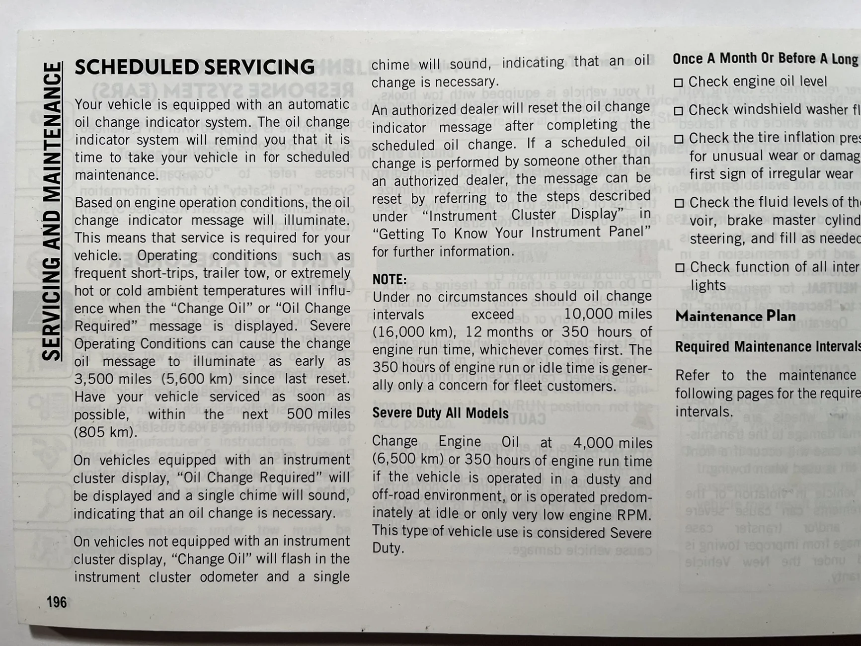 Engine Oil Change Indicator System - how does it calculate remaining ...