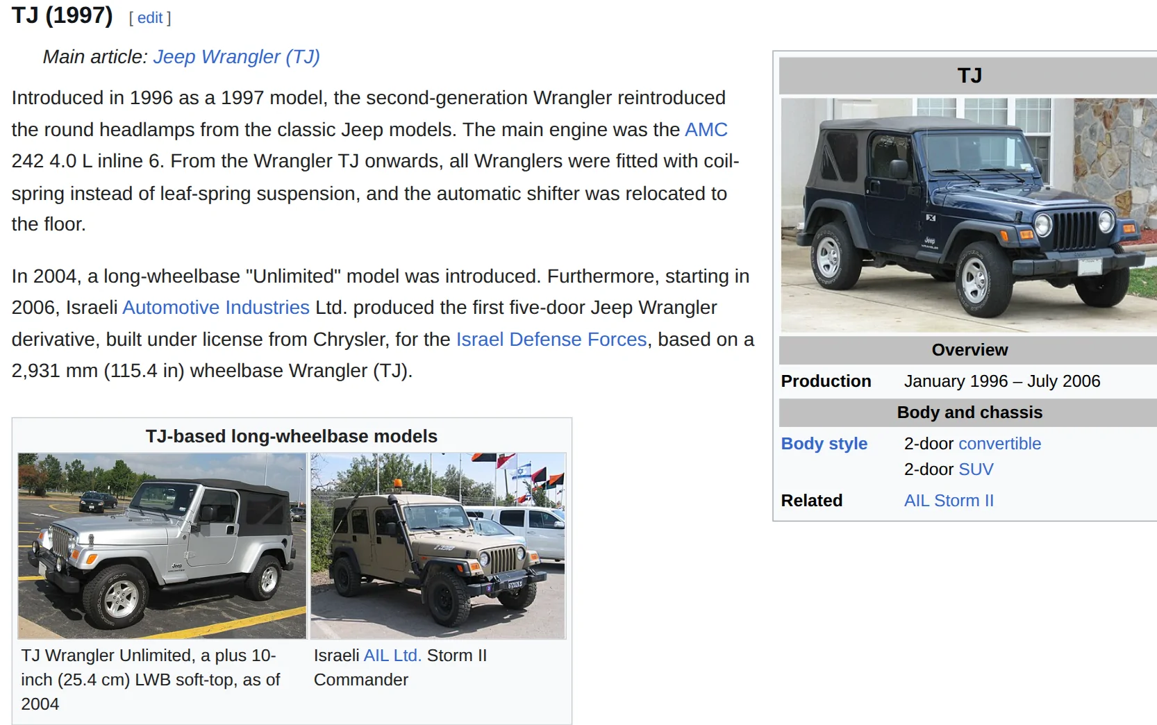 Jeep wrangler generations | Jeep Gladiator (JT) News, Forum, Community ...