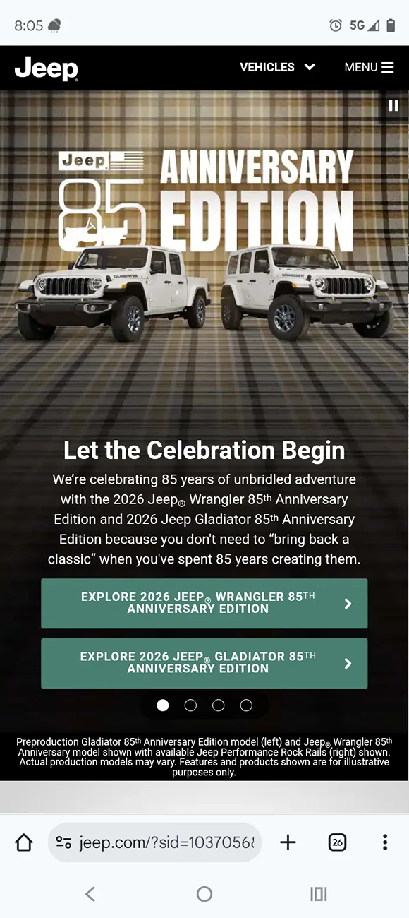 Gladiator 85th Anniversary Edition Revealed | Page 3 | Jeep Gladiator ...