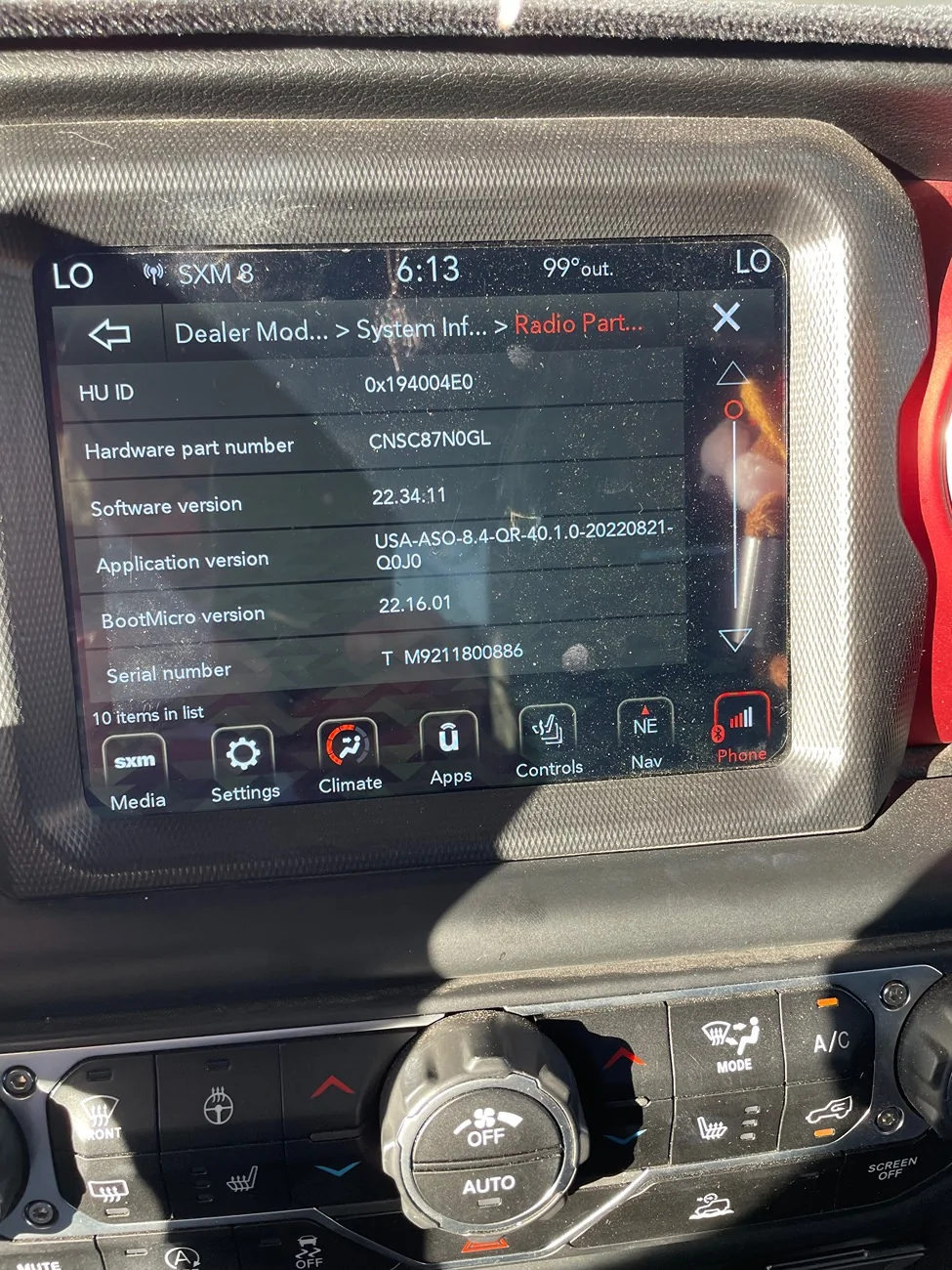 uConnect 8.4 VP4R-A Software Upgrade Issue | Jeep Gladiator (JT) News ...