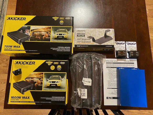 Ohio - Jeep Gladiator Dual Amplifier Bundle with Amp Pro & Fox ...