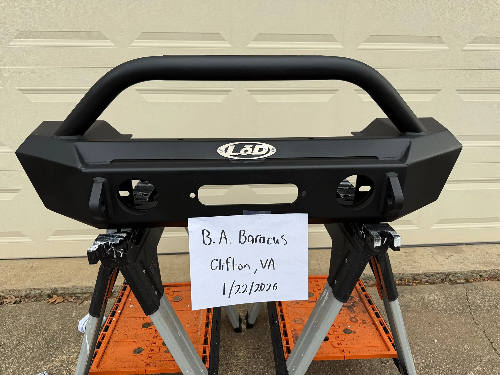 Virginia - LoD Offroad JL/JT Signature Series Shorty front bumper ...