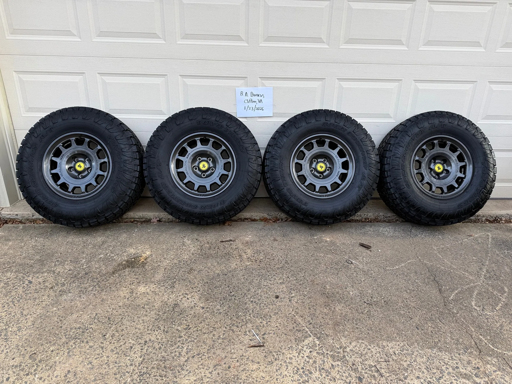 Virginia - AEV Salta XR wheels with Toyo Open Country ATIII LT285/75R17 ...