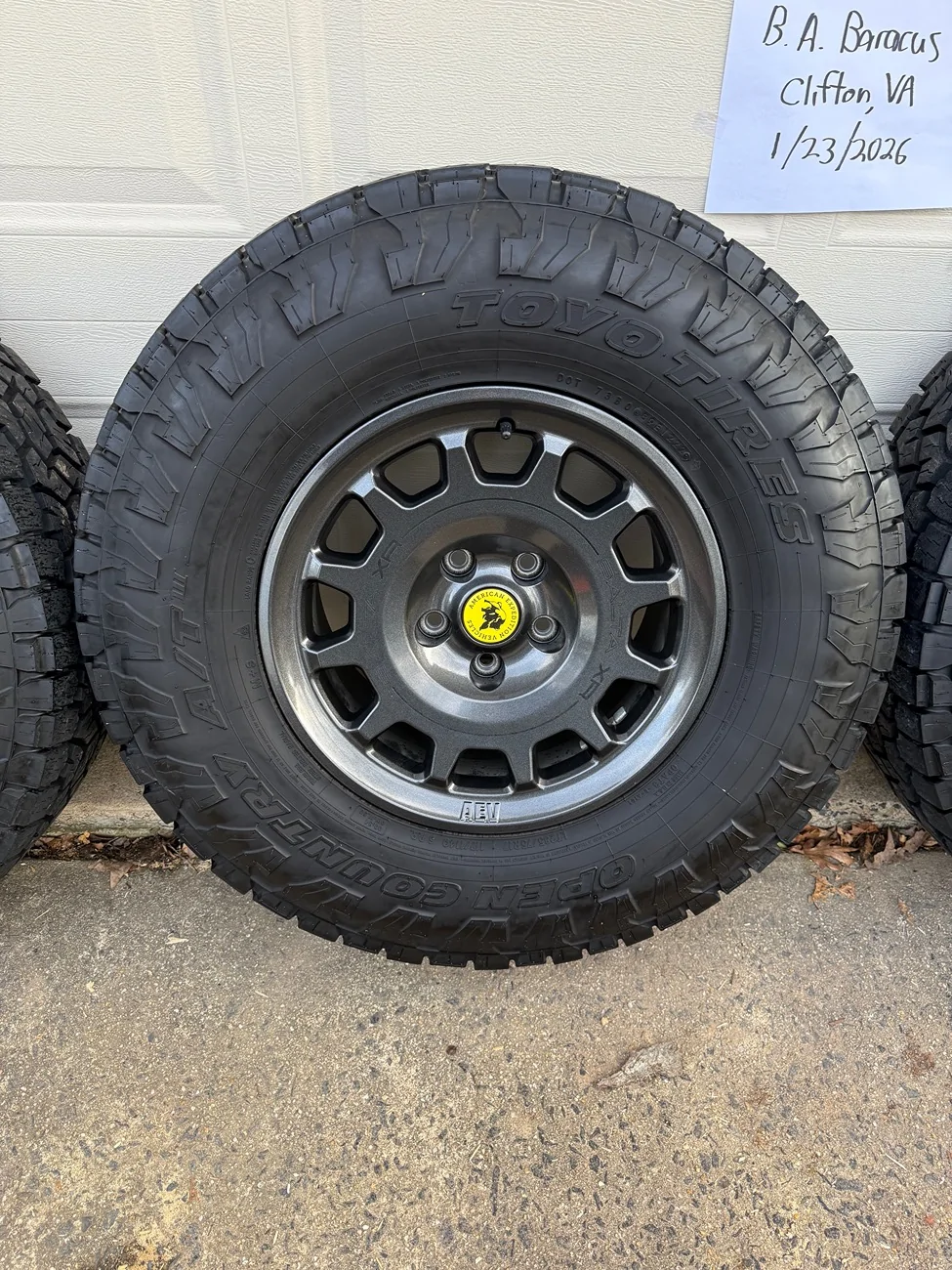 Virginia - AEV Salta XR wheels with Toyo Open Country ATIII LT285/75R17 ...