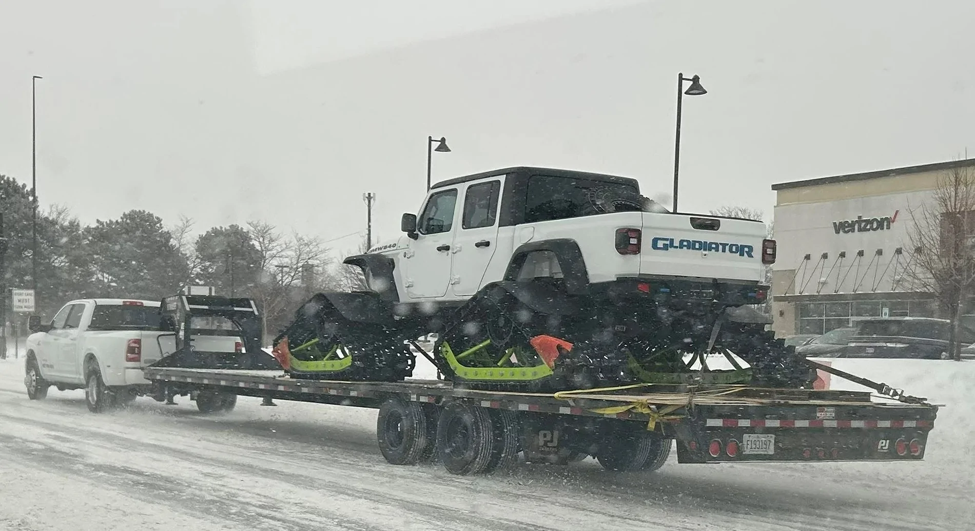 White Gladiator on Tracks | Jeep Gladiator (JT) News, Forum, Community ...