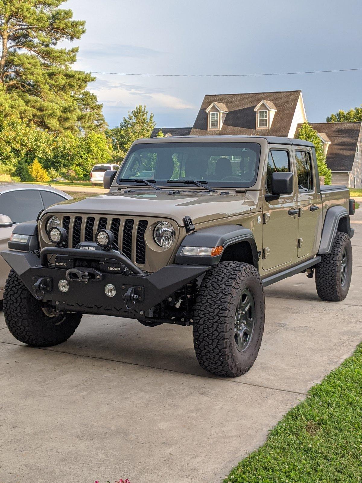 New Apex 12K Harbor Freight winch Install | Page 5 | Jeep Gladiator (JT ...