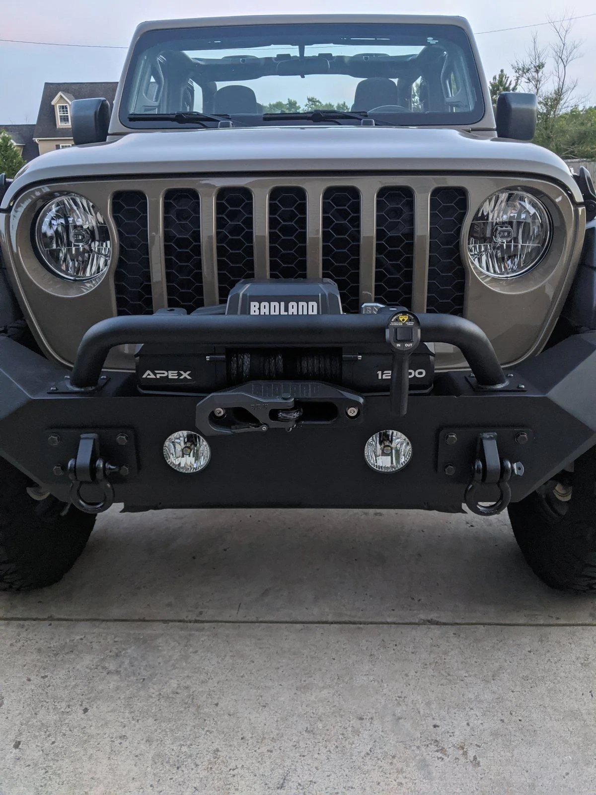 New Apex 12K Harbor Freight winch Install | Page 5 | Jeep Gladiator (JT ...