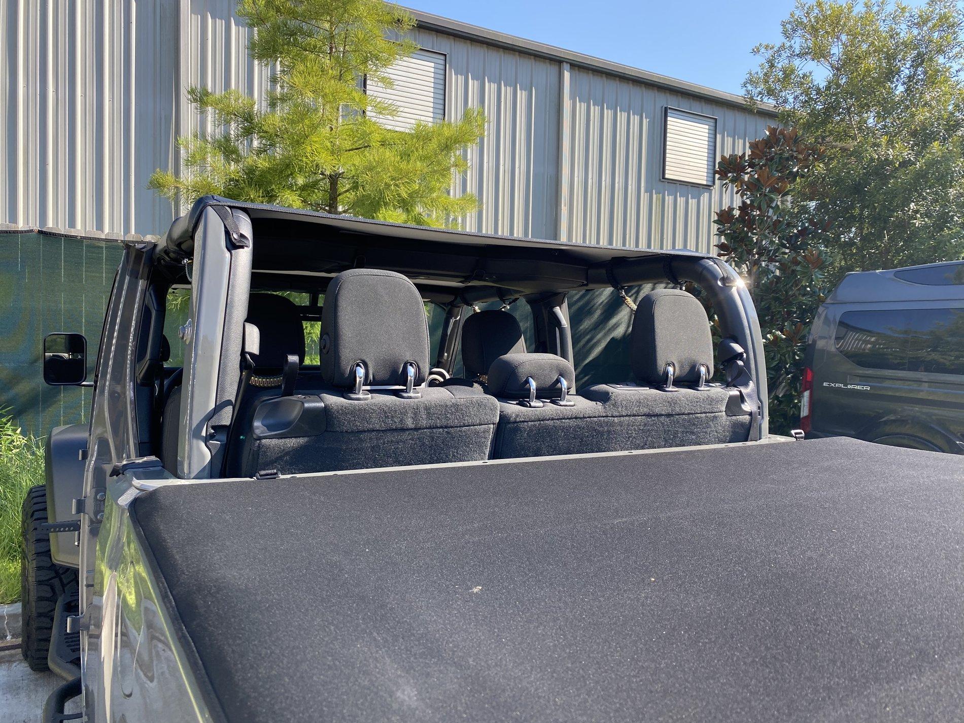 Anyone tried the Mopar Sun Bonnet 82215620? | Page 3 | Jeep Gladiator ...